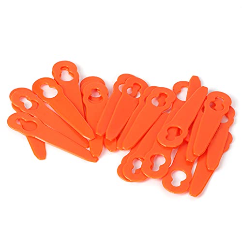 Gavigain 24PCS Blade, String Trimmer Head Blades Replace Plastic Cutter Blades Replacement Wacker Head Blades Fits Lawn Mower Trimmer Blades Accessories for Cordless Grass Trimmer