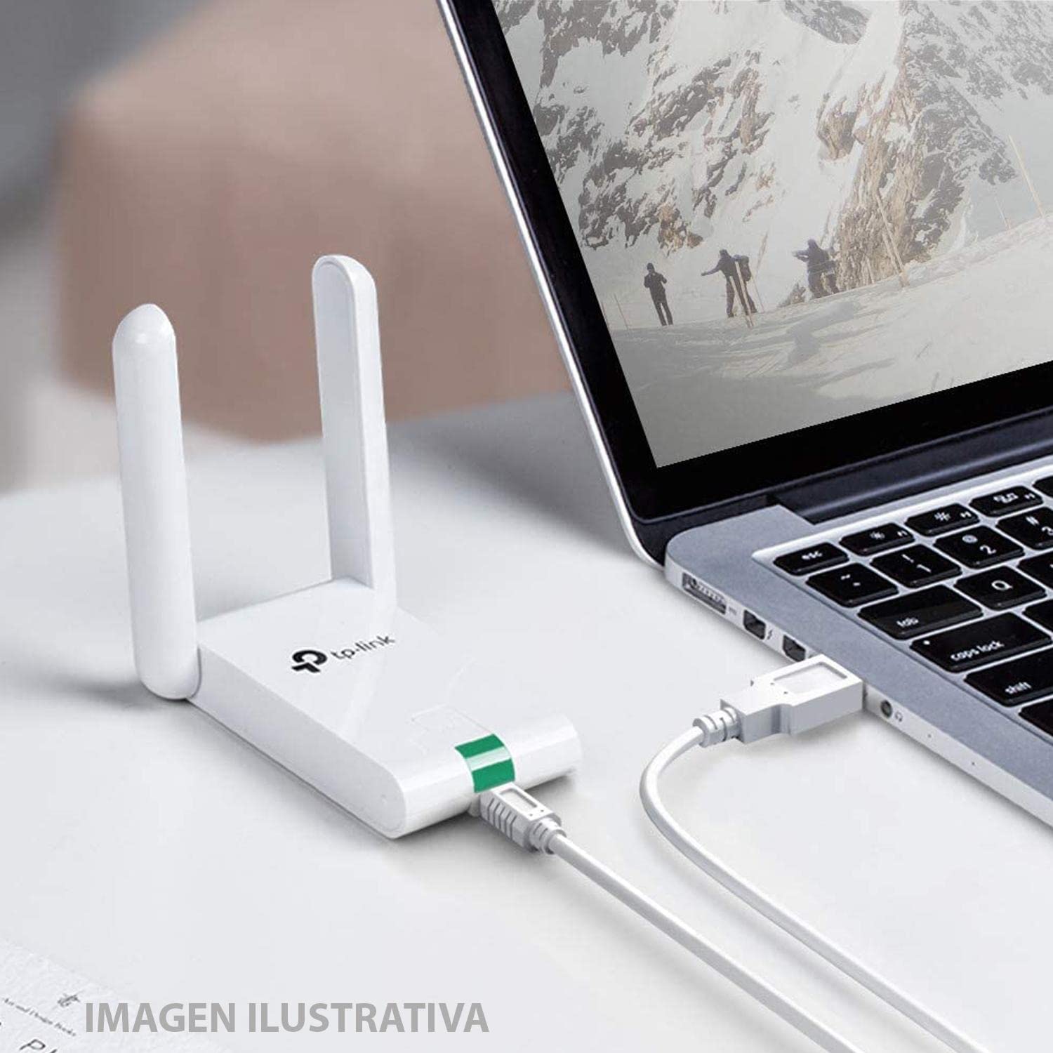 TP-LINK TP-Link NT Wireless TL-WN822N 300Mbps High Gain N USB Adapter 2 Fixed Antennas - TL-WN822N