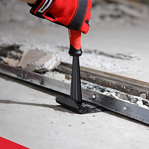 Goldblatt Trim Puller, Removal Multi-Tool & Heavy Duty Retractable Utility Knife & Claw Hammer with Hickory Handle for Baseboard, Molding, Siding and Flooring Removal, Remodeling