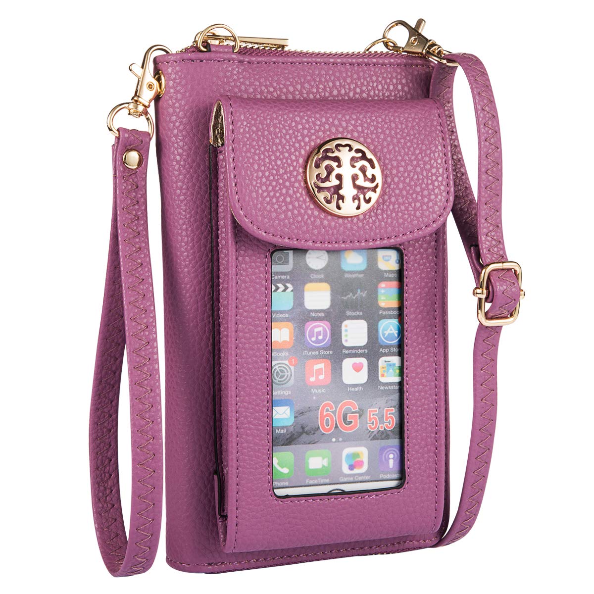 K.A RFID Small Wallet for Women Credit Card Holder with ID Window …