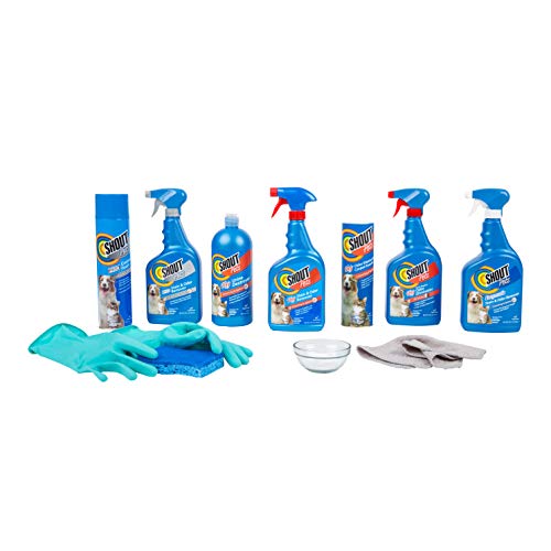 Shout for Pets Turbo Oxy Urine Remover | Carpet Cleaner and Pet Odor Eliminator in Fresh Scent, 32 Oz | Fast, Easy, and Effective for Pet Odors in Homes