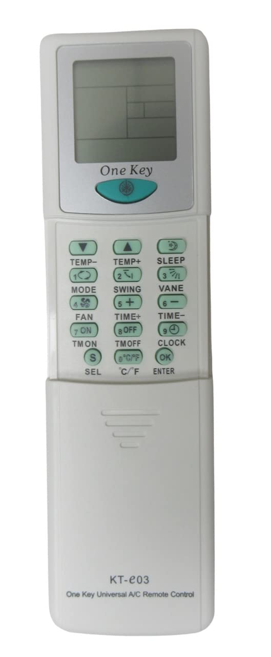 KT-E03 Universal Remote for All Major Brands of Mini Split AC