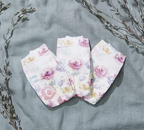The Honest Company Diaper Cake | Clean Conscious Diapers, Baby Personal Care, Plant-Based Wipes | Rose Blossom | Regular, Size 1 (8-14 lbs), 35 Count
