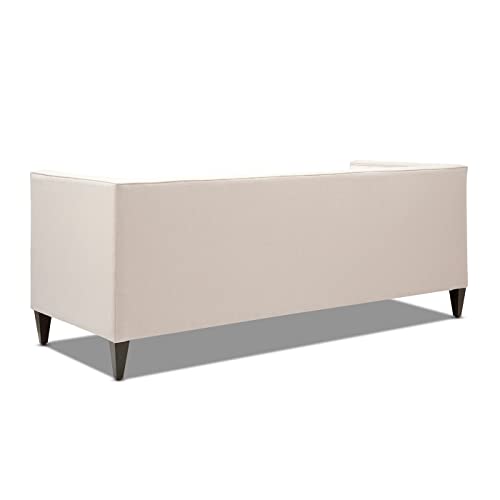 Jennifer Taylor Home Jack 84" Modern Tuxedo Tufted Sofa, Sky Neutral Beige Polyester