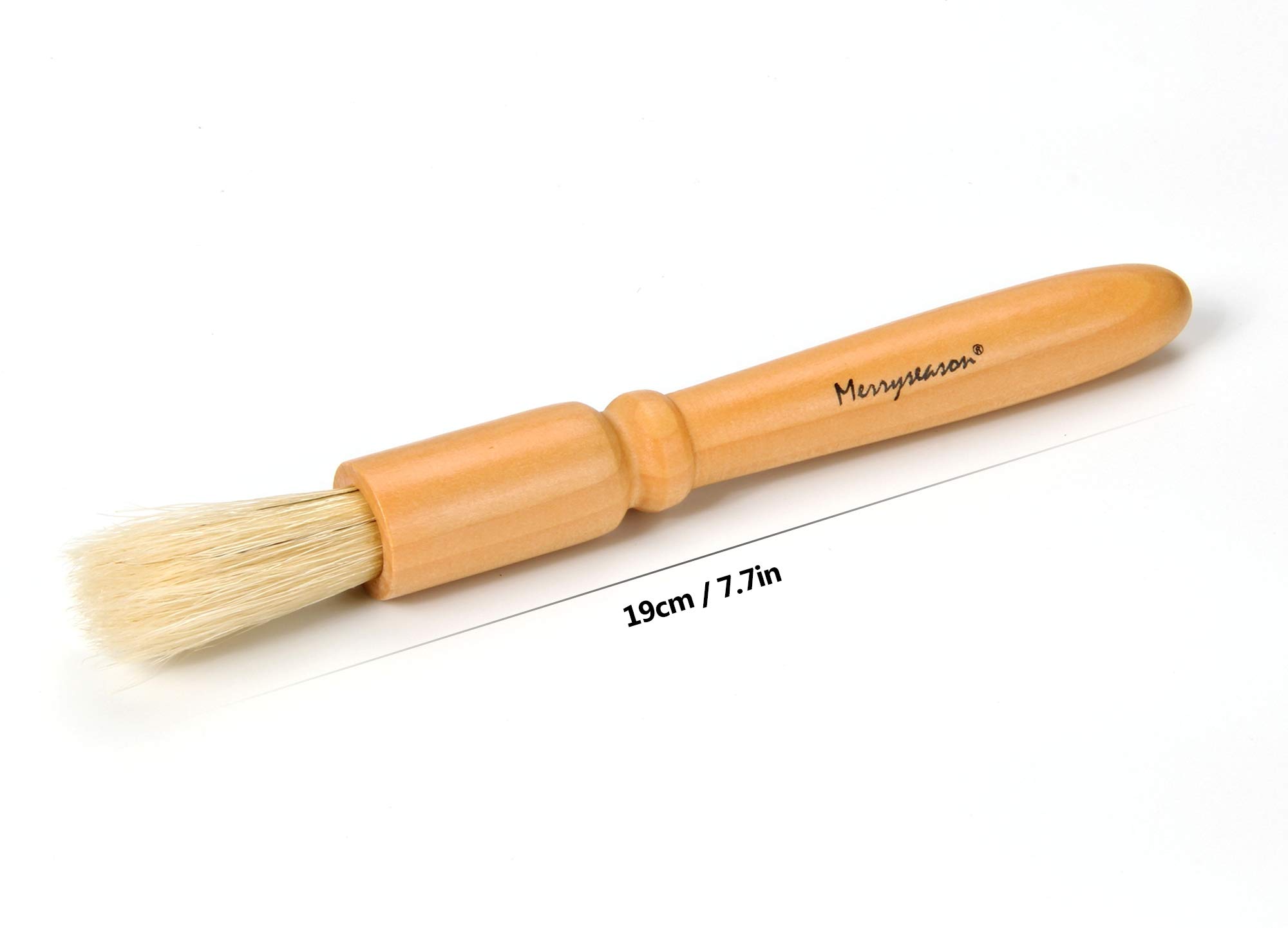 Coffee Grinder Cleaning Brush, Wood Handle & Natural Bristles Wood Dusting Espresso Brush Accessories for Bean Grain Coffee Tool Barista Home Kitchen