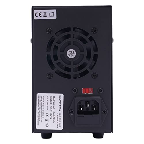 DC Power Supply Variable 300W, DPS605U Bench Power Supply with Encoder Adjustment Knob, DC Regulated Power Supply with USB Quick-Charge for Burn-in Test Production Line Test Laboratory (60V 5A Black)