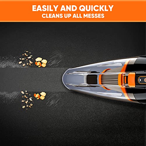 ENGINDOT Car Vacuum Cleaner, 8Kpa High Power Handheld Vacuum, 30 Mins Runtime 12V Cordless Car Vacuum, 2-Way Powered, Accessories Kit for Car Interior and Home Cleaning