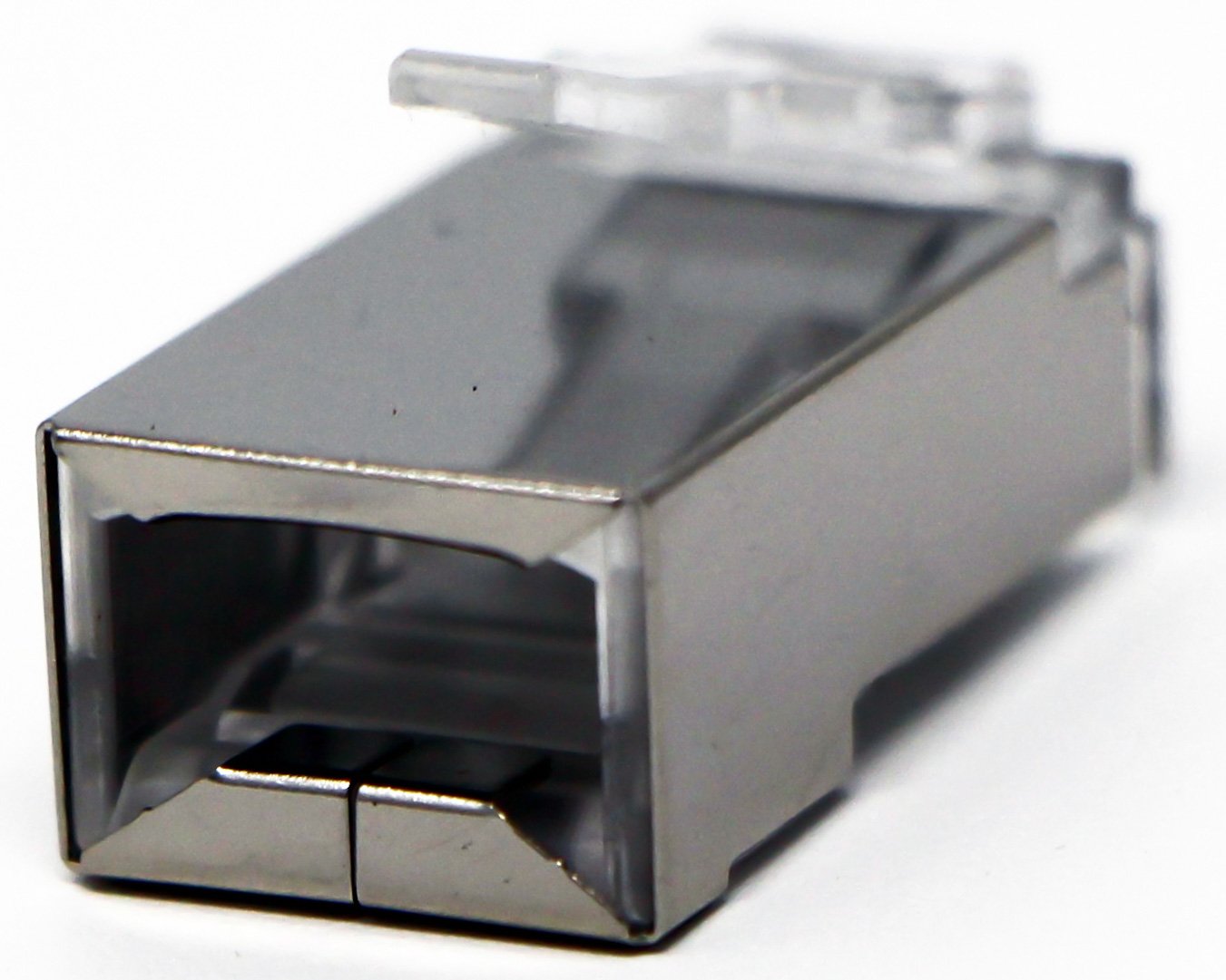 Tupavco TP806 Shielded RJ45 CAT5 CAT5E Crimp Connector (100 Pack Bag) 8P8C STP Ethernet Network Cable Plug Crimp Jack...