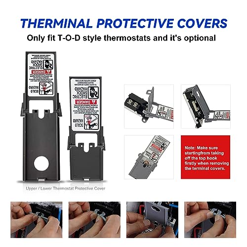 EWH-05 Electric Water Heater Tune-Up Kit, Includes Two 4500W 240V Water Heater Elements, Upper Thermostat, Lower Thermostat, Two Protective Covers, Two Elements Gaskets, Quick Change Tool, Two Wrench