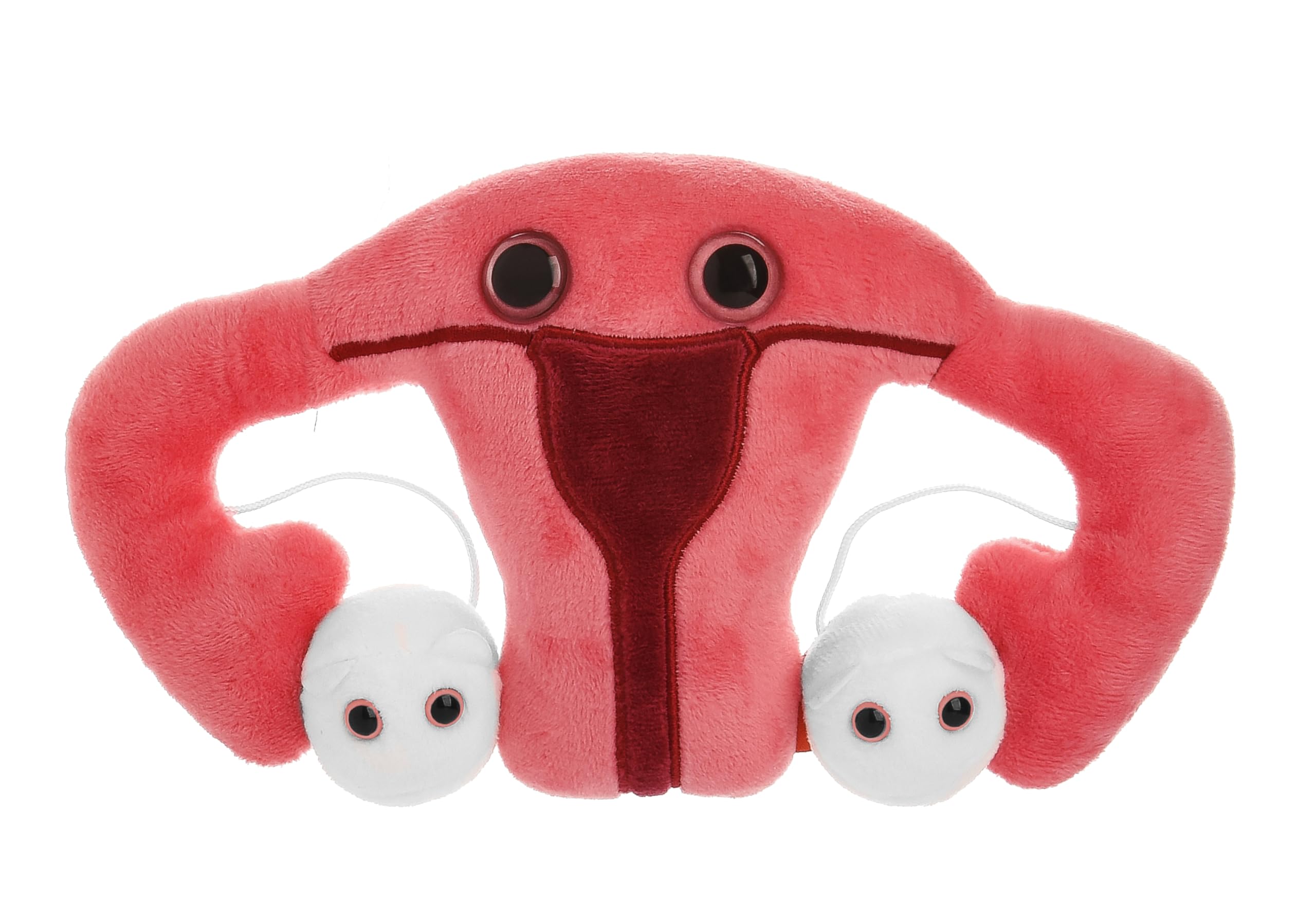 GIANTmicrobes Uterus Plush Toy, Uterus Stuffed Animal, Uterus Gifts, Uterus Plush, Hysterectomy Gifts, Endometriosis Gifts, Gynecologist Gifts,Obgyn Gifts, Feminist Gifts, Fertility Gift,Get Well Gift