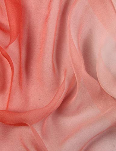 PANTONIGHT Women's Multicolor Chiffon Scarf Watermelon Shaded Colors lightweight Scarf (COL 707)
