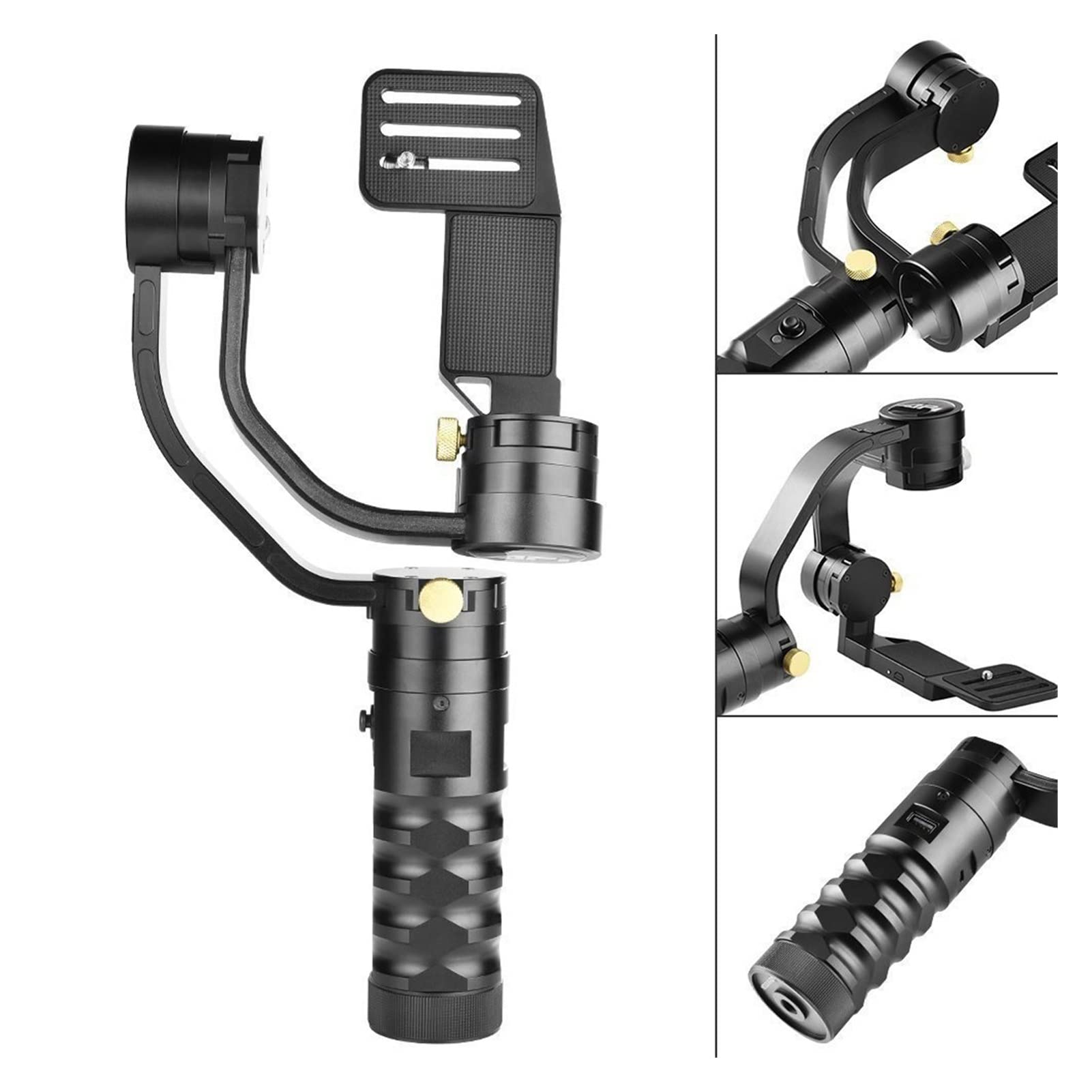 Camera stabilizer Handheld Stabilizer, SLR Camera, Digital Photography, Video Camera, Three-axis Pan Tilt for Outdoor Video Recording