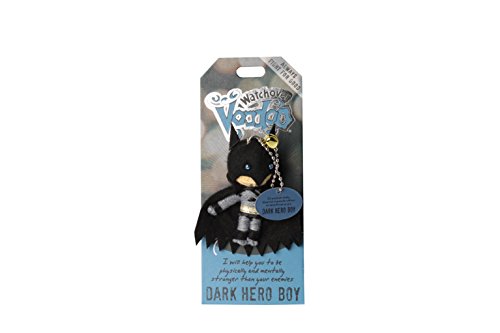 Watchover Voodoo - String Voodoo Doll Keychain – Novelty Voodoo Doll for Bag, Luggage or Car Mirror - Dark Hero Boy Voodoo Keychain, 5 inches, Navy