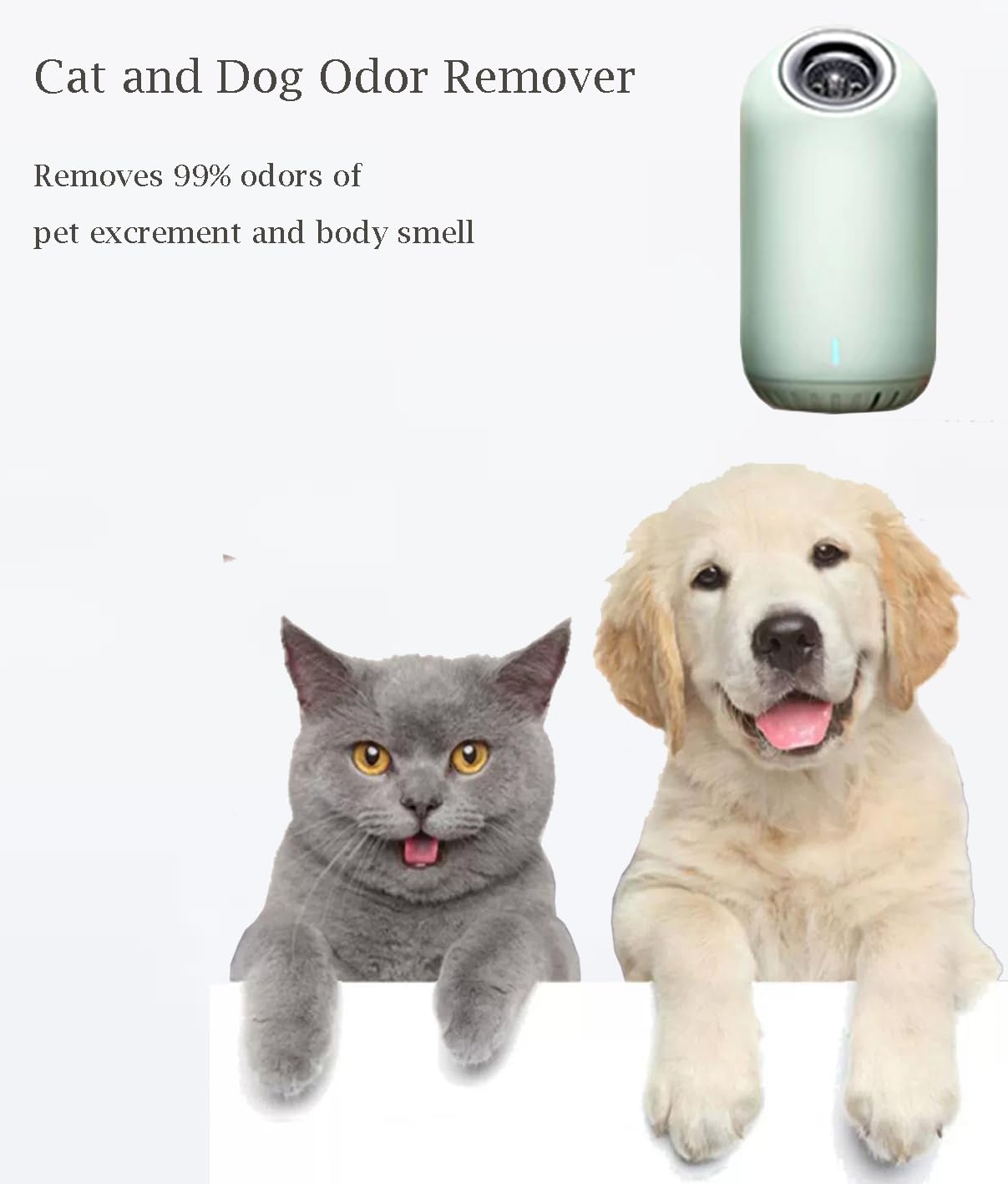 Cat Litter Deodorizer AVALEDAY Portable Ozone Generator for Car Air Purifier with Battery Purify Odor for Pet Room Toilet Closet Wardrobe Fridge Smoke