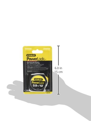Stanley 33-215 12-Feet by1/2-Inch PowerLock Tape Rule