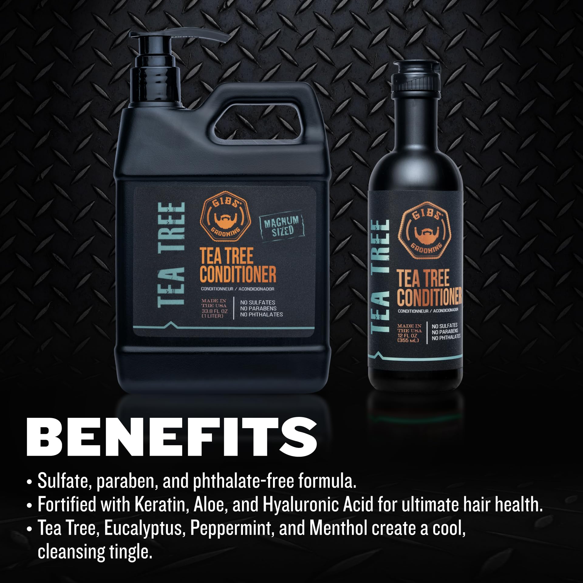 GIBS Grooming Tea Tree Conditioner, 33.8 fl. oz.