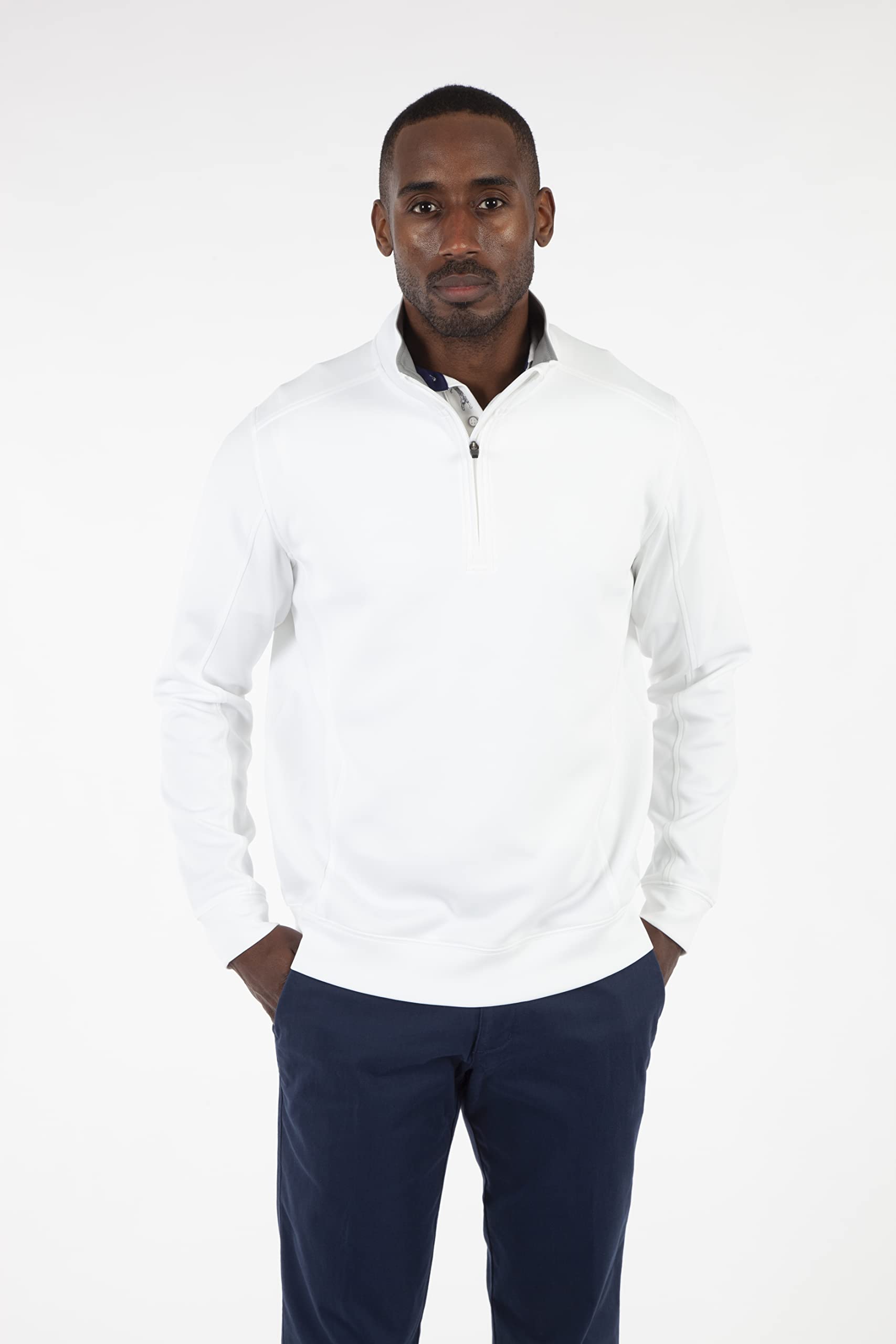 Bobby Jones Performance RTJ Quarter-Zip Pullover (XX-Large, White)