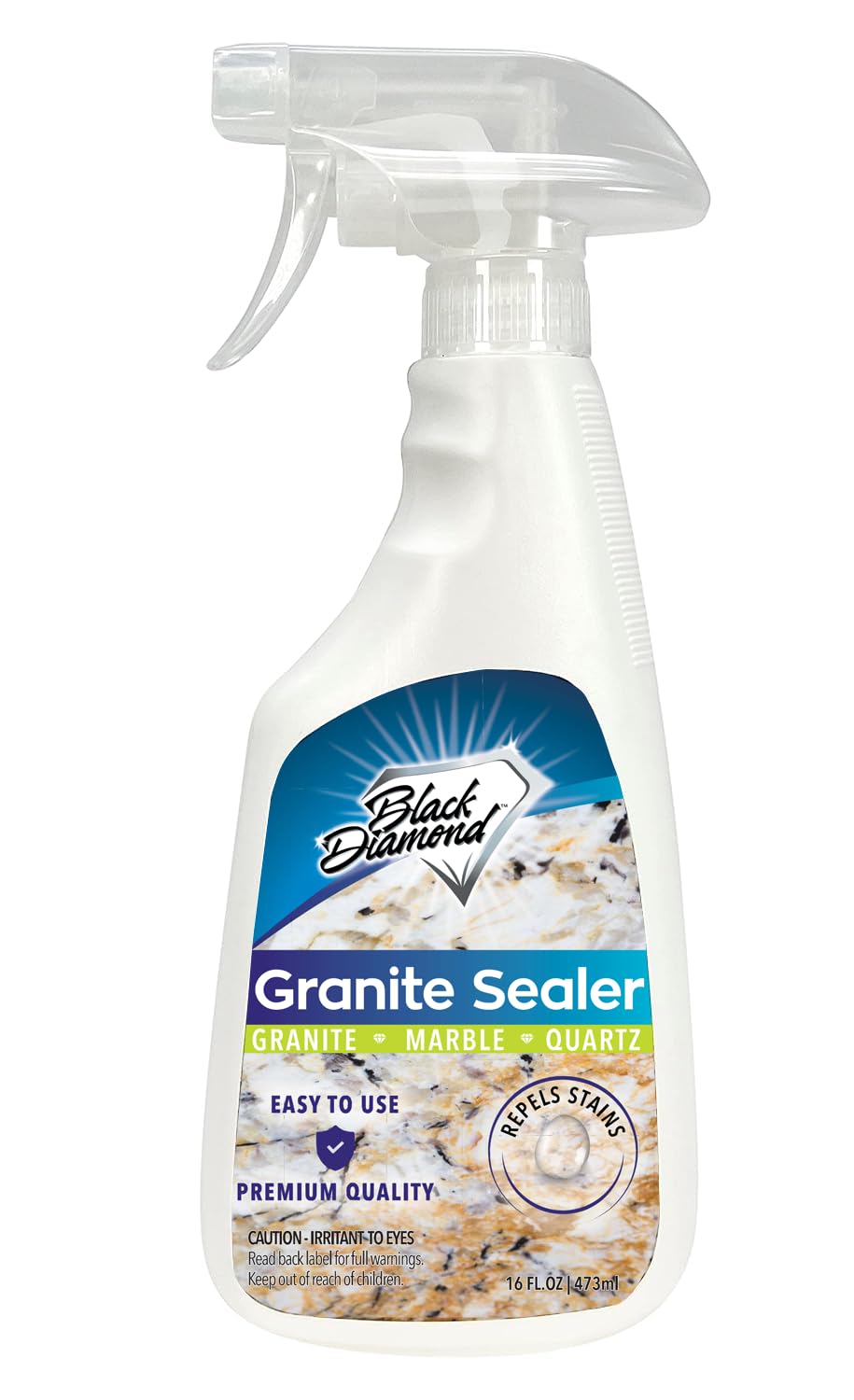 Black Diamond Stoneworks Granite Sealer: Seals and Protects. Marble Sealer Protector. Granite, Marble, and Travertine Countertop Sealer for All Stone Countertops. 1-Pint.