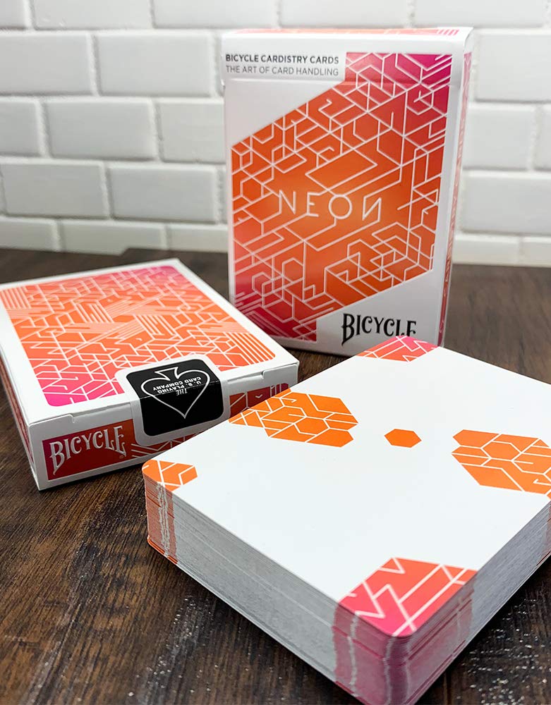 Bicycle Neon Blue Aurora Cardistry Deck (Not A Playable Deck)