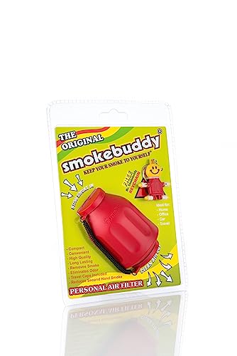 Smoke Buddy 0159-RD Personal Air Filter, Red
