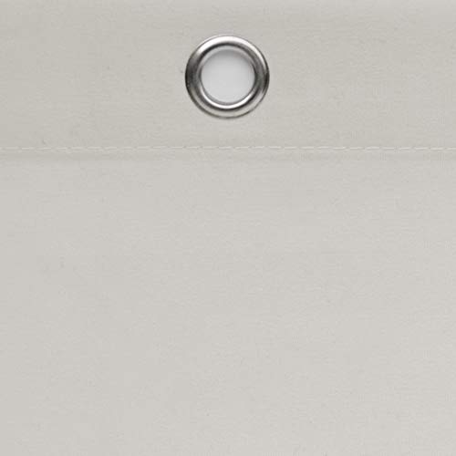 Maytex Microfiber Shower Curtain/Liner, Bone, 70" x 72"