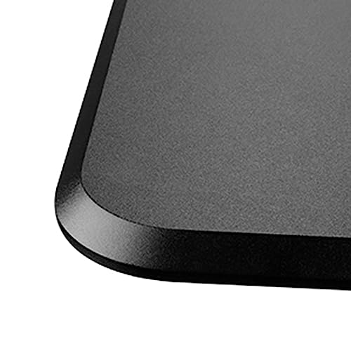 Small Computer Desk, Home Office Desk, Ergonomic Standing Desk, Rolling Desk for Bedroom, Height-Adjustable from 28.5" to 42.9",Weight Capacity 22lbs, 22.60" L*19.30" W*42.90" H, Black