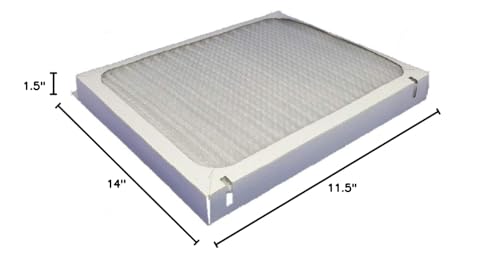 LifeSupplyUSA True HEPA Filter Replacement Compatible with Hunter 30925 HEPAtech Air Purifier