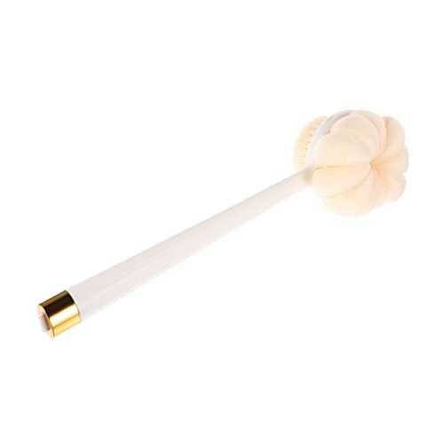 LALAFINA 4pcs Long Handle Bath Brush Dual- Sided Back Brush Shower Puff Handle Body Scrubber Laundry Machine Cleaner Body Exfoliator Brush Bath Sponges Body Brush Long Handle Shower Brush