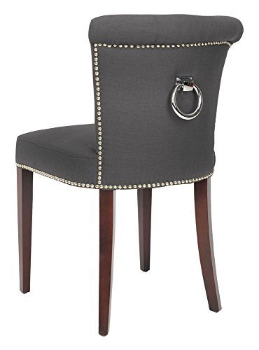 Safavieh Mercer Collection Kyle Side Chairs, Charcoal Grey, Set of 2