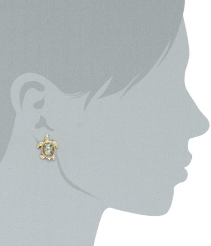 Betsey Johnson Turtle Stud Earrings