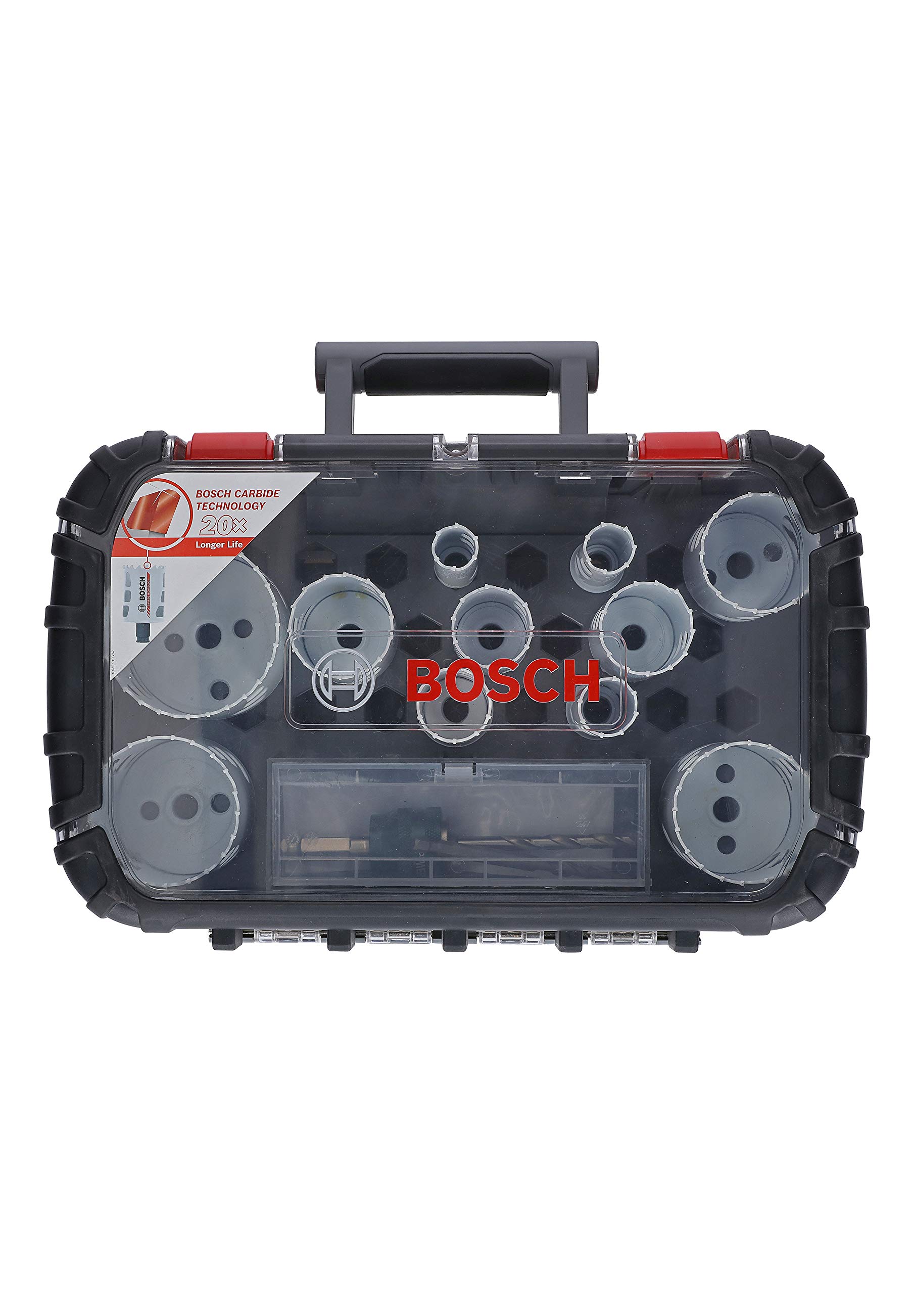 Bosch Professional 2608594185 Bosch Carbide Universal Hole Saw Set Carbide Carbide Carbide 13-Piece