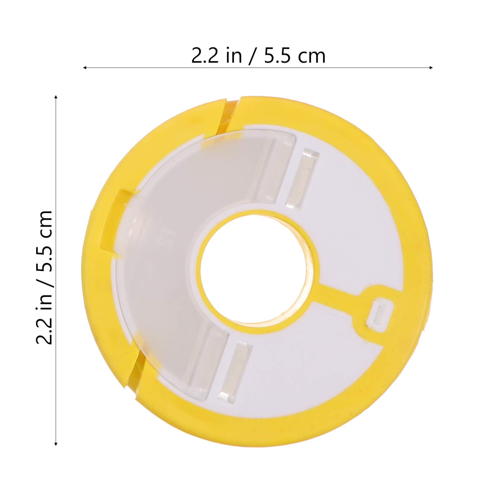 BESPORTBLE Silicone Fishing Line Storage Holders Fishing Snell Rigs Gear Spool Line Keeper Bobbins Tackle Box Wire Leader Colorful