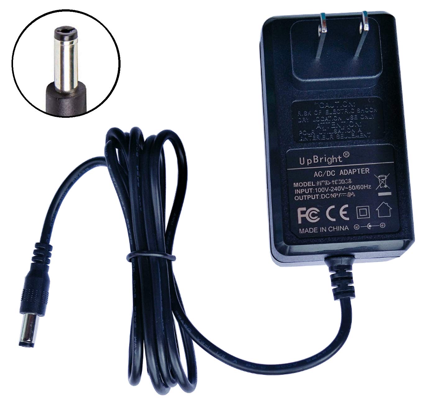 UpBright 17V AC/DC Adapter Compatible with Schumacher Instant Power XP2260 XP2260W XP 2260 W XPF XPF2260-CA XPF2260CA booster pack Jump Starter 12V Supply Source Battery 93026737 17VDC 1A 1.2A Charger