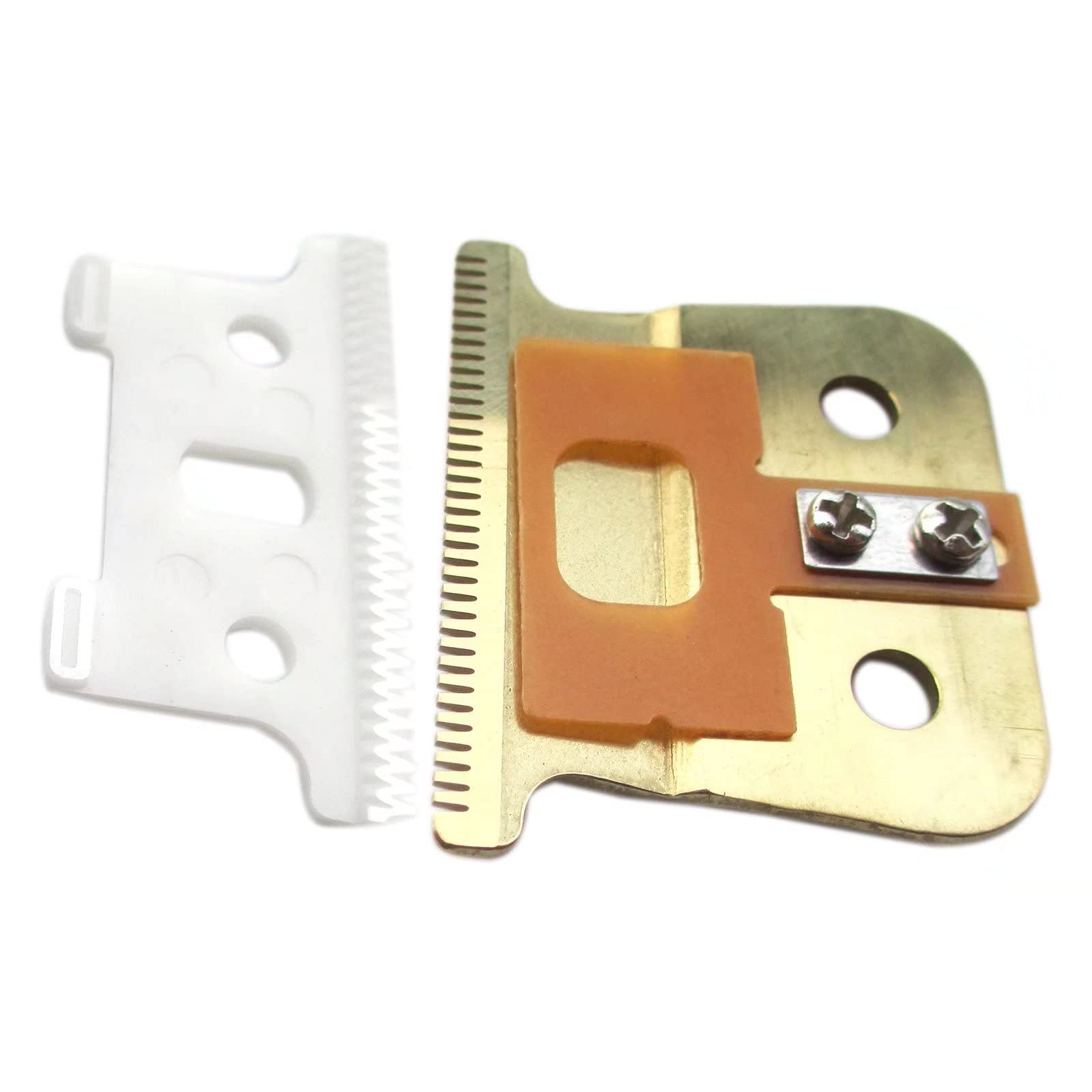 Gold Adjustable Replacement T Blade for Andis Blackouts, Andis GTX, Andis T-outliner,Andis T-outliner Cordless