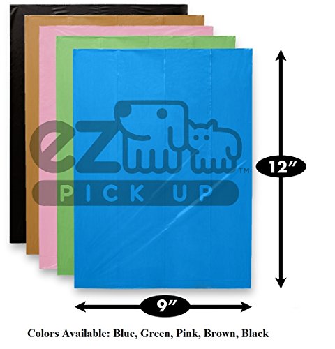 Pink Poop Bags - 1000 Count Dog Waste Bags, Cat Litter Bags