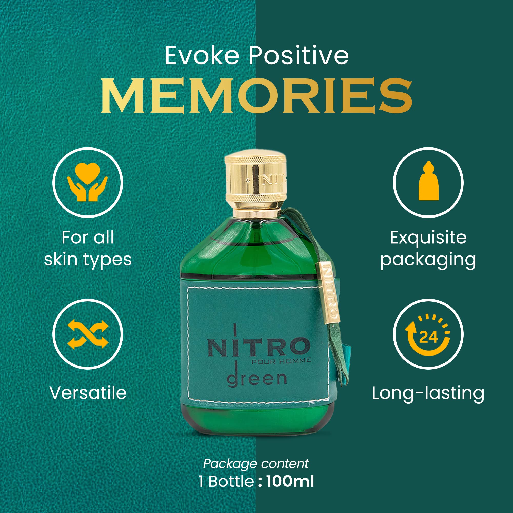 Dumont Cologne for Men and Women, Nitro Green and Borouj Perlador