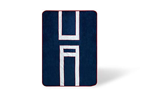 JUST FUNKY My Hero Academia U.A. Academy Logo Anime Fleece Throw Blanket | Boku No Hero Academia Soft Blankets and Throws | Official My Hero Academia Throw Blankets | Measures 60 x 45 Inches