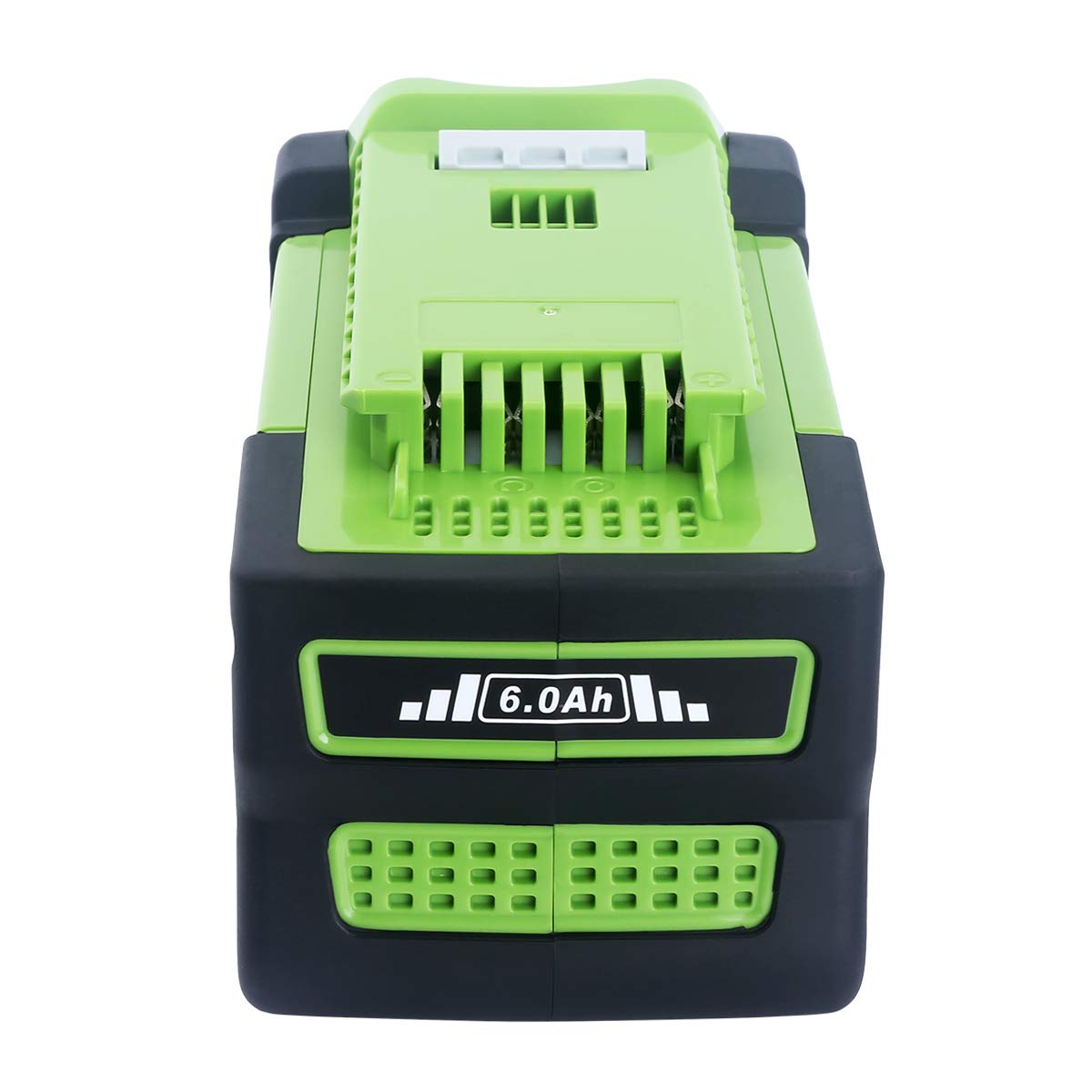 Biswaye 29472 6.0Ah 40V Lithium Battery Replacement for GreenWorks 40V G-MAX Power Tools 29462 29252 20202 22262 25312 25322 20642 22272 27062 21242 Battery