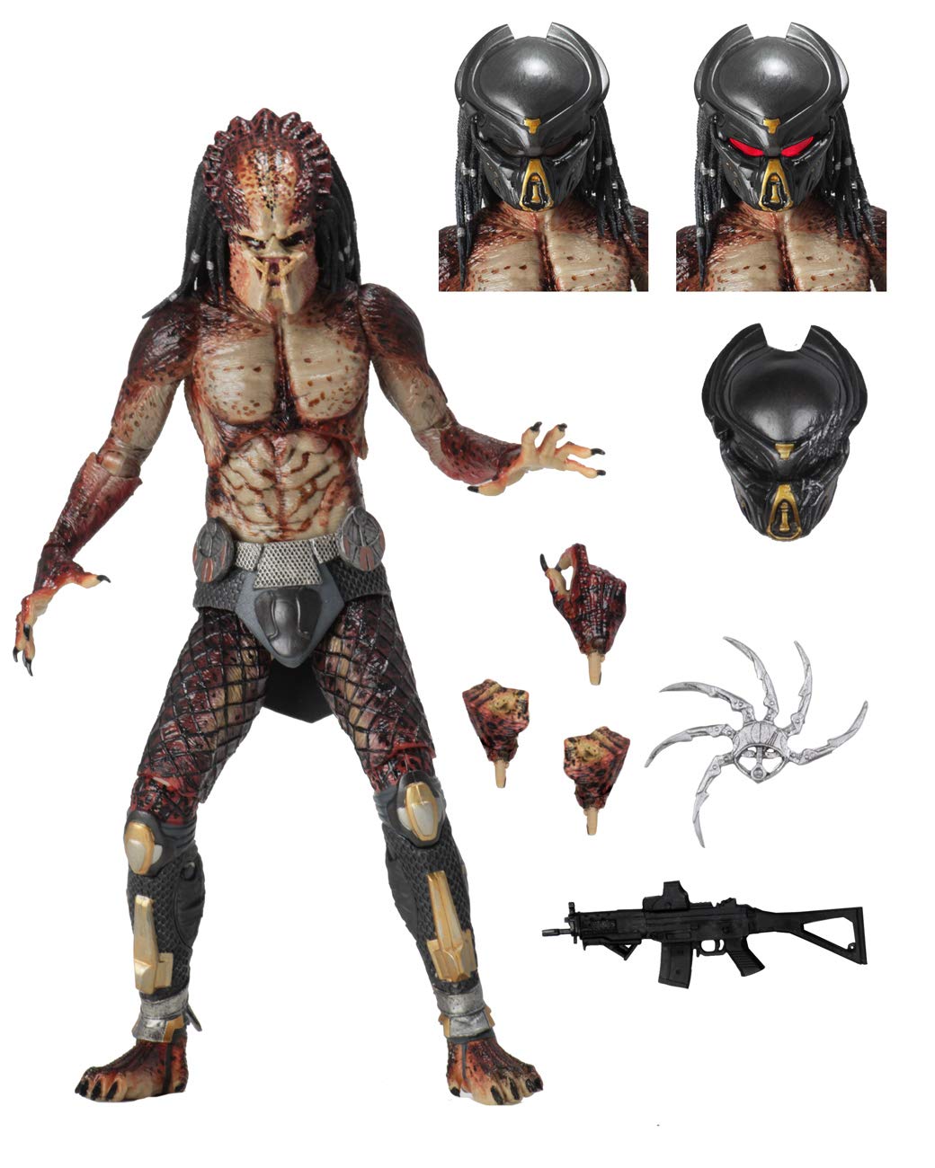 NECA Collectible Predator 2018: Ultimate Fugitive Predator (Lab Escape) 7" Scale Action Figure