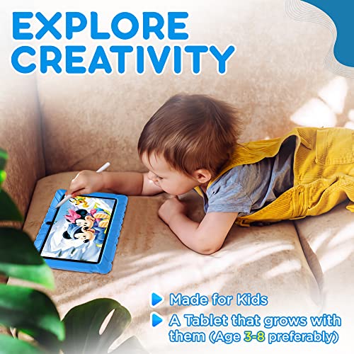 Contixo V8 Kids Tablet, 7" Kids Learning Tablet Bundle - Parental Control, WiFi Dual Camera, Teacher Approved Tablet for Kids, Kids Bluetooth Headphone & Tablet Bag Set