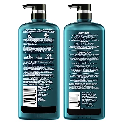Herbal Essences Shampoo and Conditioner Set Repairing Argan Oil of Morocco with Natural Source Ingredients, Color Safe, BioRenew, 20.2 Fl Oz, 2 Count