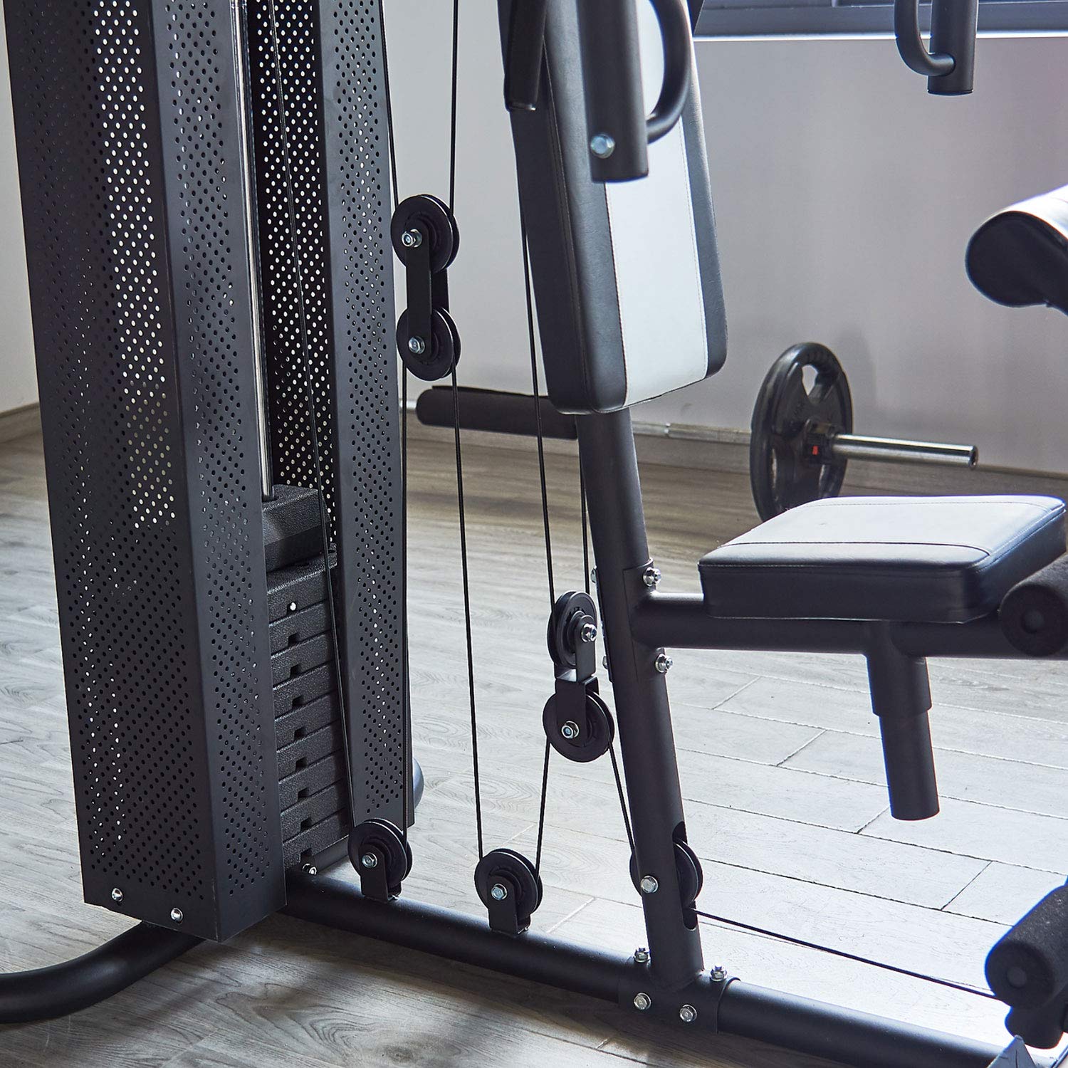 BalanceFrom-Home-Gym-System Workout-Station with 380LB of Resistance, 145LB-Weight Stack, Comes with Installation Instruction-Video