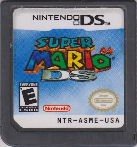 New Super Mario 64 Version Games Card Cartridge Card Compatible with Nintendo DS/2DS/3DS/DSI/2DSXL/3DSXL
