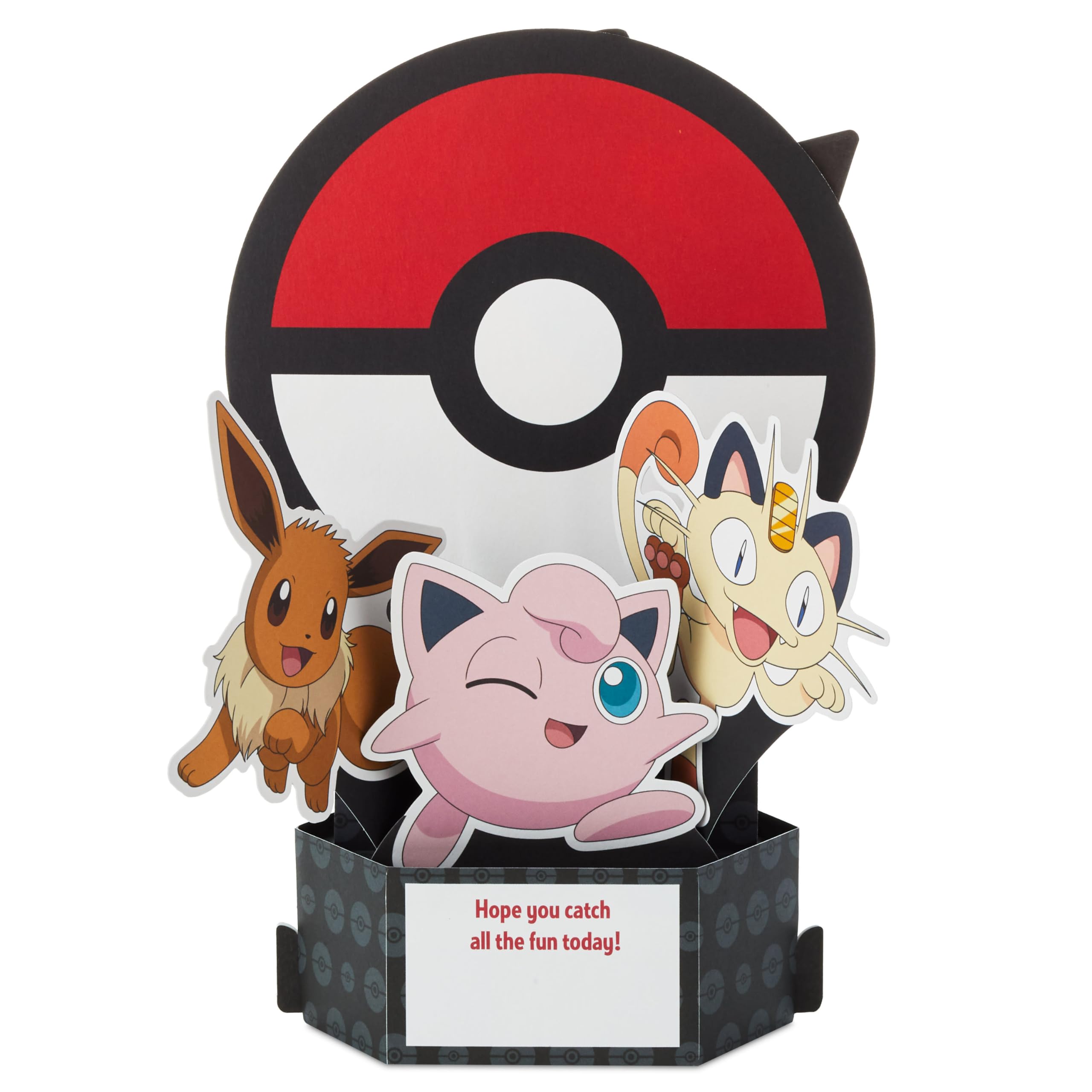 Hallmark Pop Up Birthday Card for Kids (Pokémon) Paper Wonder 3D Card for Birthday Boy