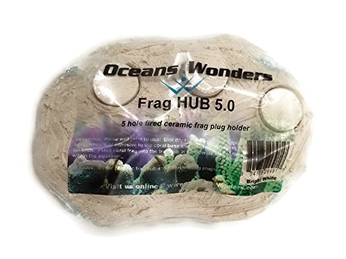 Oceans Wonders Flush Fit Frag Station Hub 5.0 Coral Reef Plug Holder with 5 Plugs