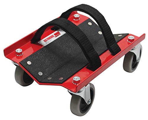 Extreme Max 5800.0228 V-Slides Snowmobile Dolly System - Steel, Red
