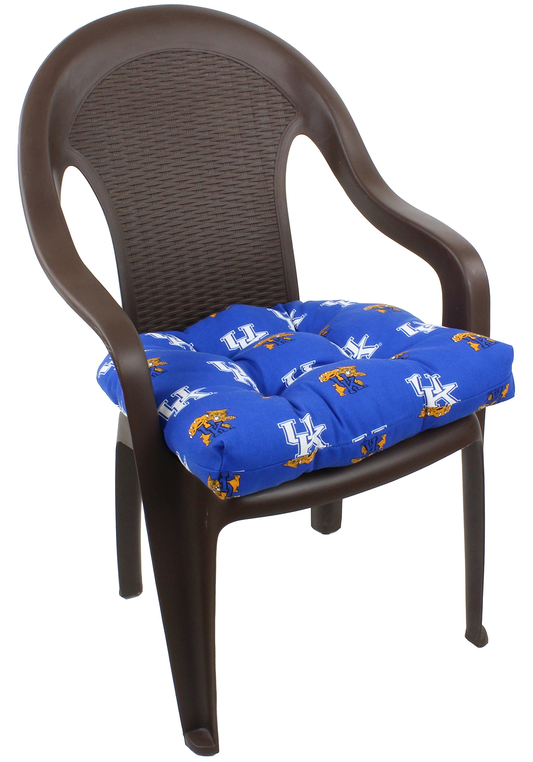 College Covers ComfySeat College Indoor/Outdoor Seat Patio D Cushion, 20" x 20", Kentucky Wildcats
