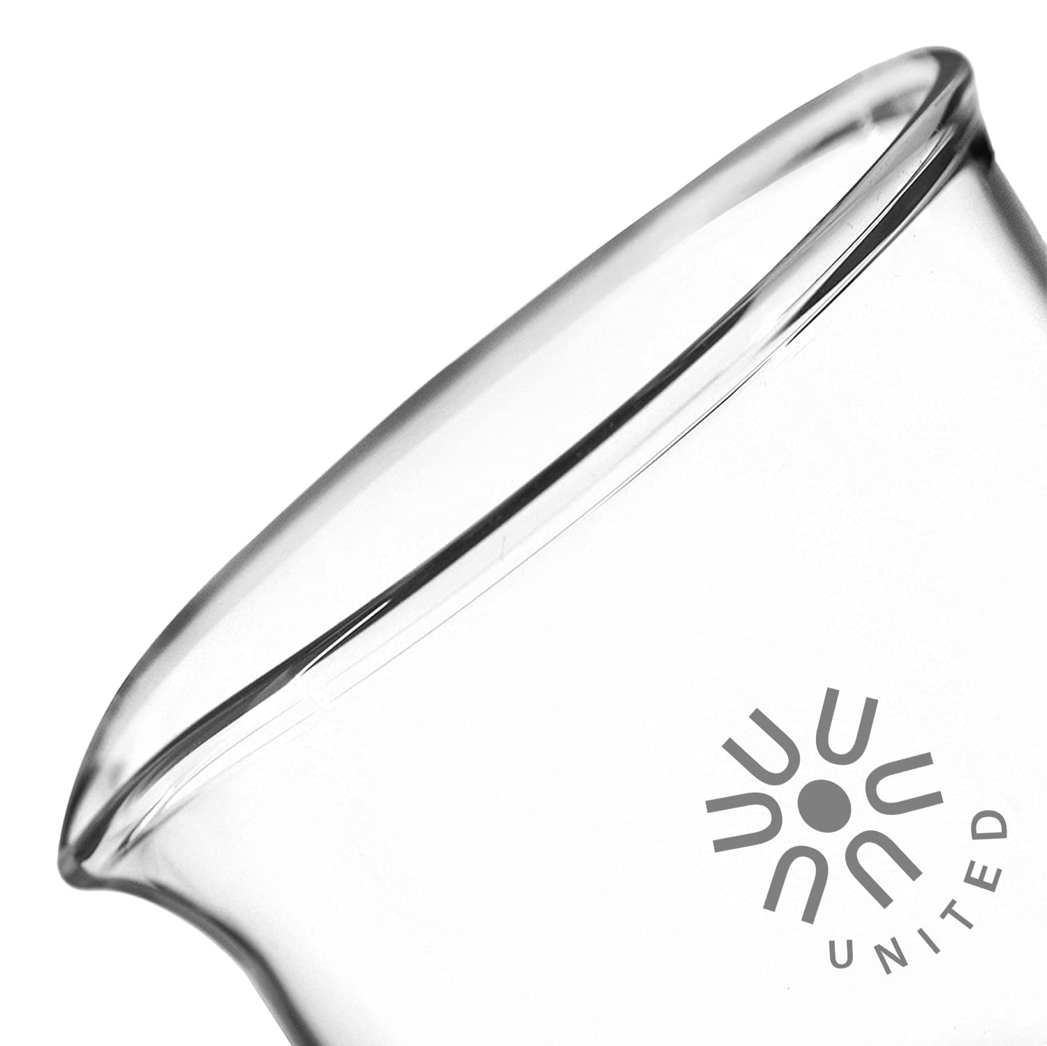 United Scientific™ BG1000-5000 Borosilicate Laboratory Grade Glass Beakers | Griffin Style Low Form Beaker | Graduated with Spout | Designed for Laboratories & Chemistry Classrooms | 5000mL Capacity