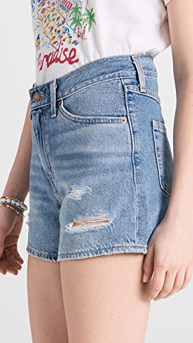 Levi's Women's 80s Mom Shorts, Chatterbox, Blue, 26