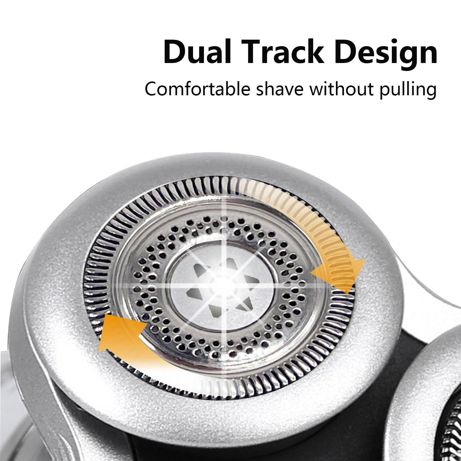 Durimi SH98/70 Replacement Heads for Philips Norelco Shavers Series S9xxx -Upgraded double-layer blade compatible with Shaver 9000